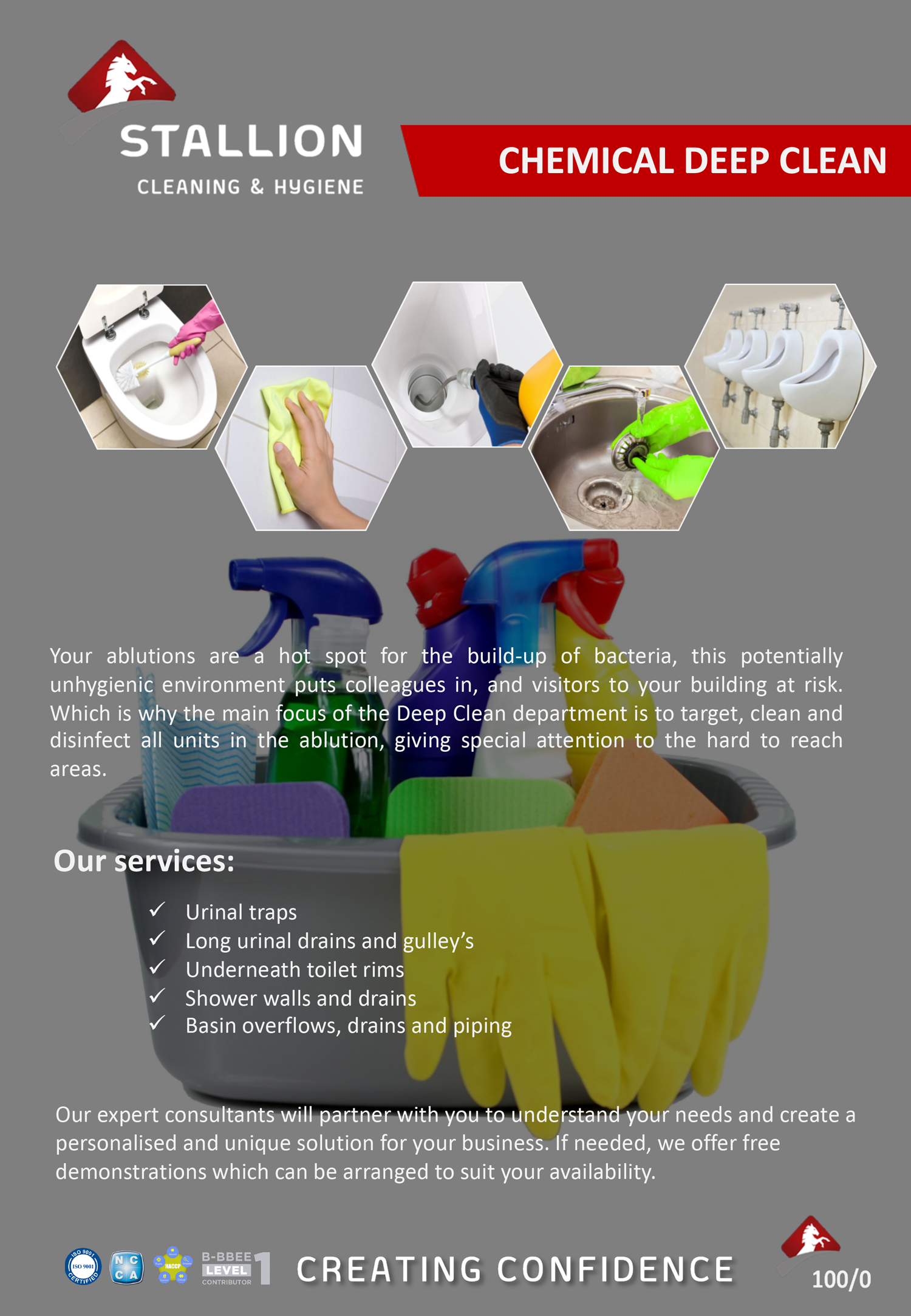 Chemical Deep Clean - Stallion Cleaning and Hygiene